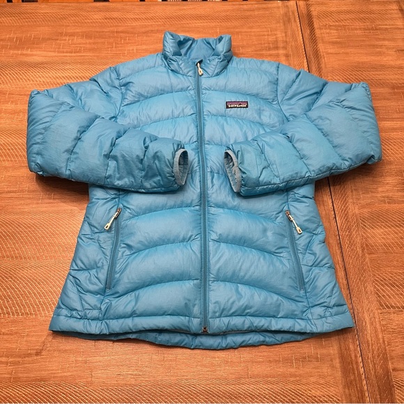 Patagonia | Jackets & Coats | Patagonia Womens S Hi Loft Down Puff Jacket Blue Ultra Light Lofty ...